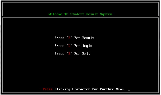 STUDENT RESULT SYSTEM | SourceCodester
